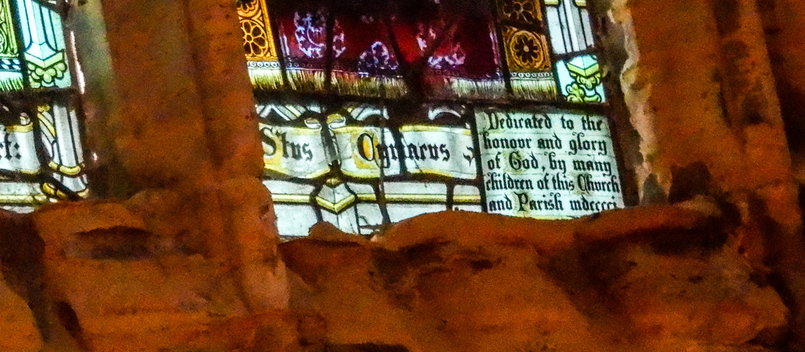 Dedicational Texts on Stained Glass Windows - St Peter's Heritage